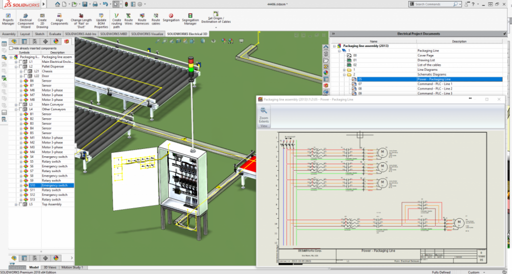 SOLIDWORKS Electrical Schematic - TECMES